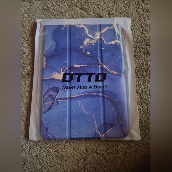 DTTO | Tablets & Accessories | Dtto Blue And Gold Marble Tablet Case ...